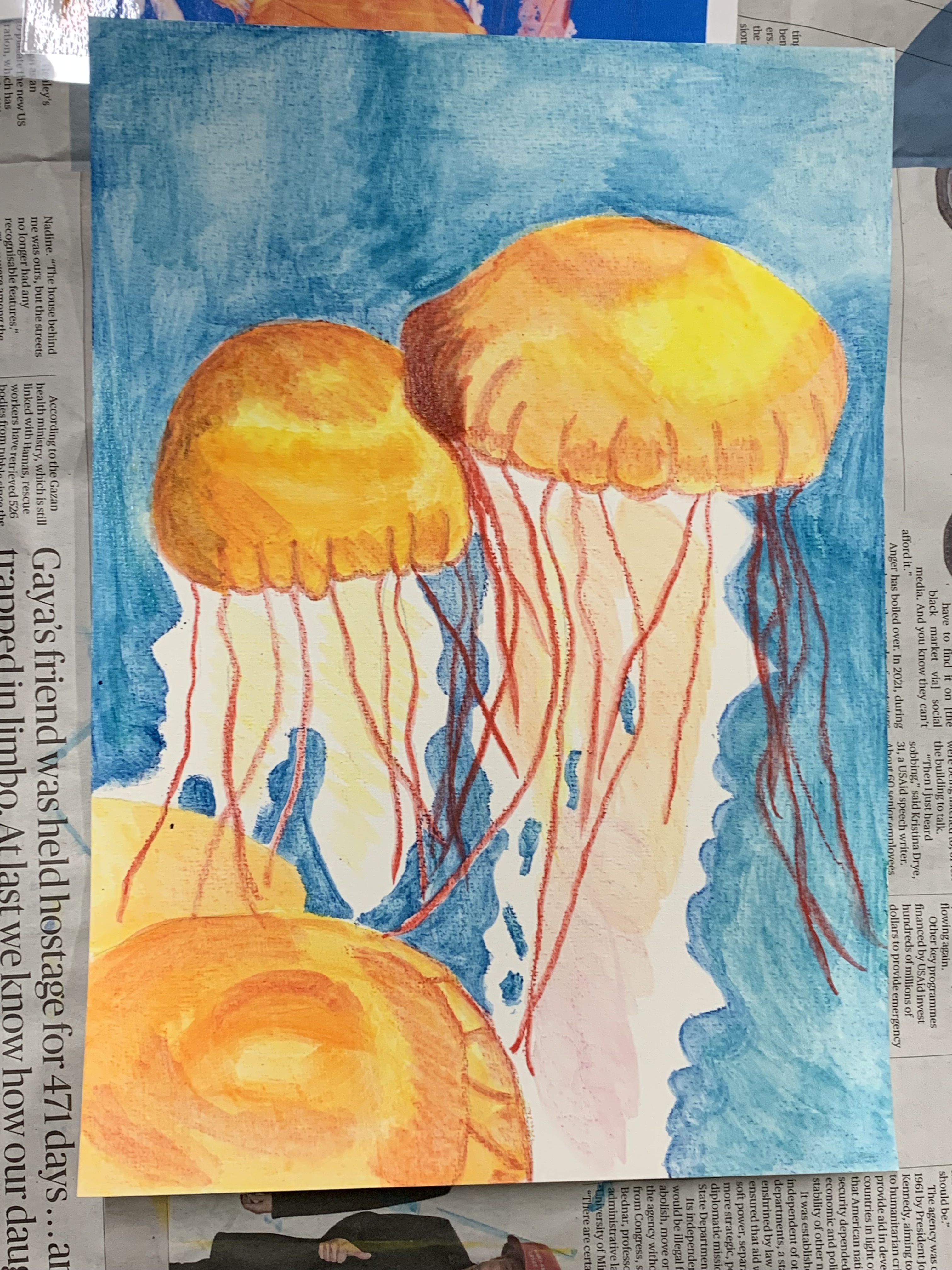 Beginners Animal Portraiture Course 3 – Lesson 7: Jellyfish | Leeds Art ...