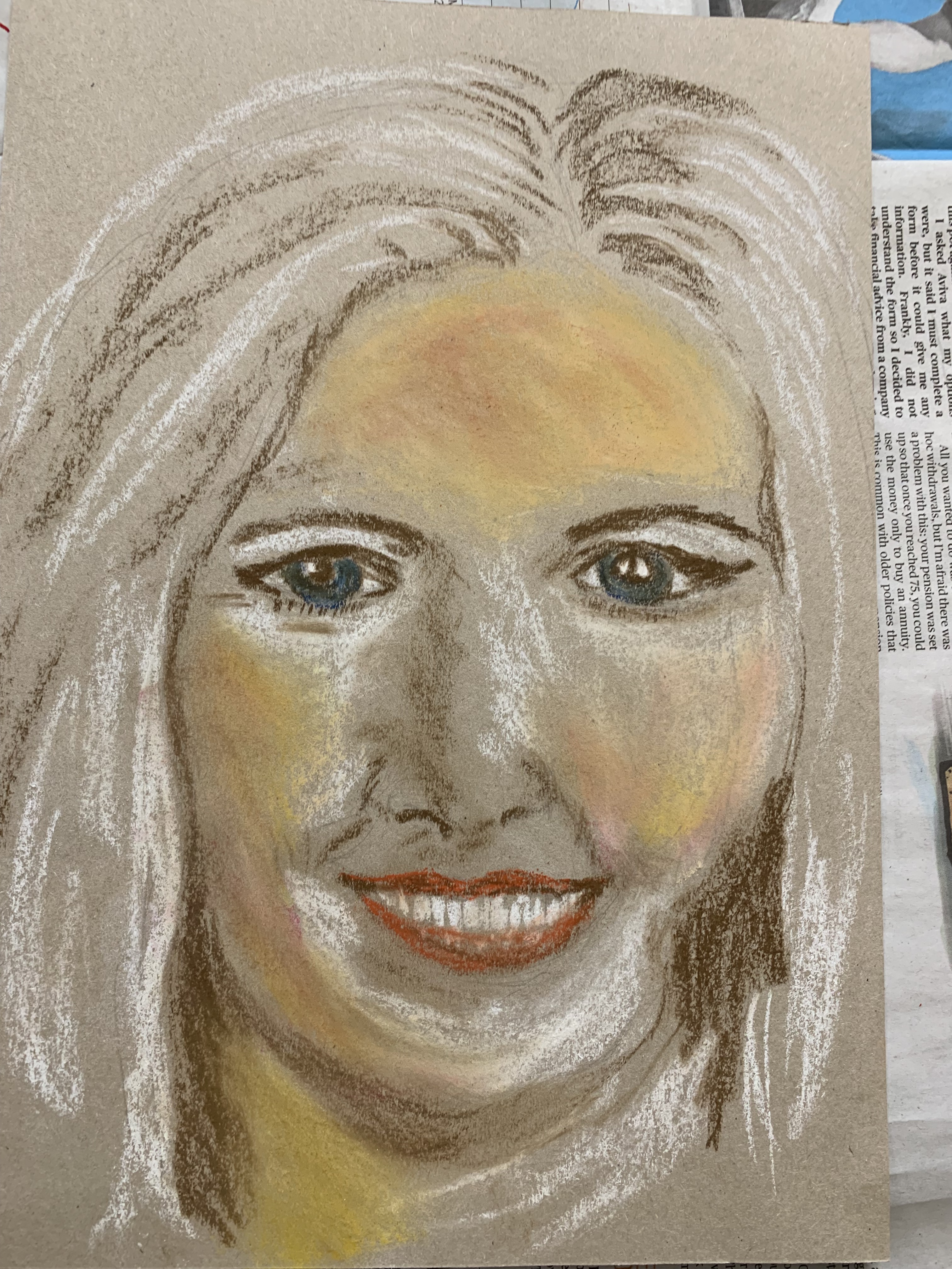 Beginners Portraiture Course 2 – Lesson 6: Soft pastel. | Leeds Art Group